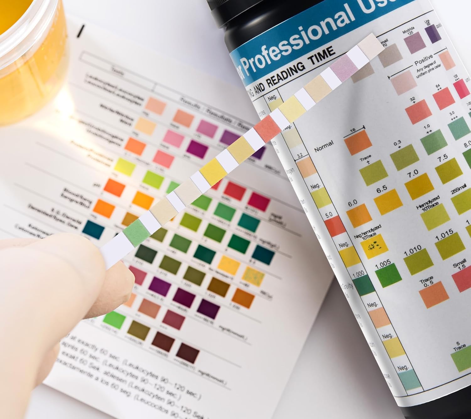 Urinalysis Test Strips – 10 Parameter Home Urine Test Kit | 100 Strips ...