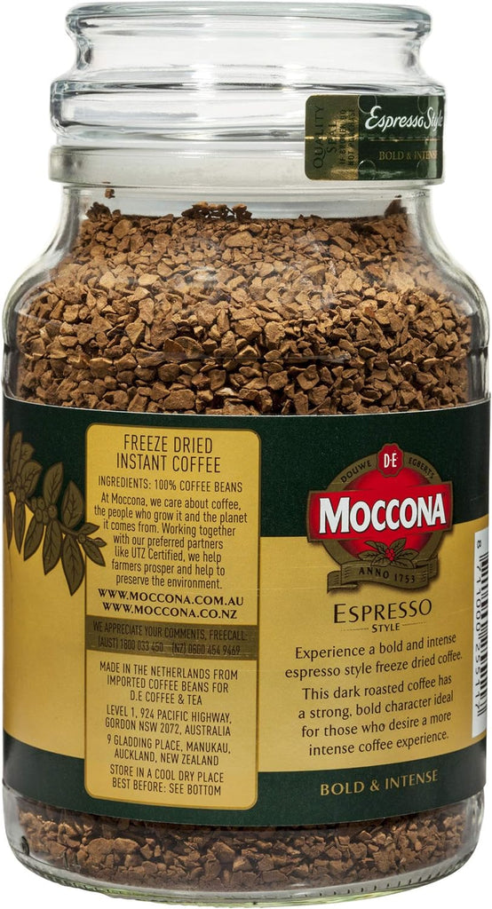 Moccona Espresso Style Instant Coffee – Rich & Bold | 200g – A Life Plus (A+)