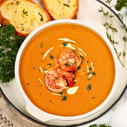 Garlic Prawn Bisque Soup – A Life Plus (A+)