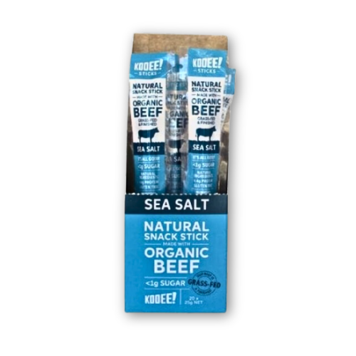 Kooee Sticks Organic Beef - Sea Salt 25g – A Life Plus (A+)